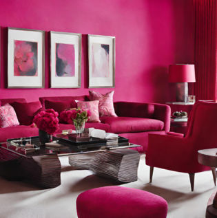Home Décor Ideas with Magenta Colour Combinations