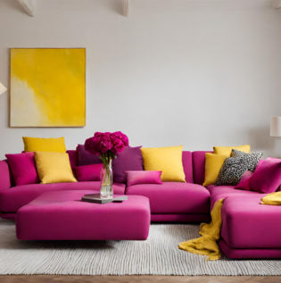 Home Décor Ideas with Magenta Colour Combinations