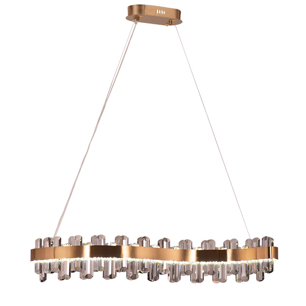 Start From Scratch Dimmable LED with Remote Control Crystal Chandelier ...