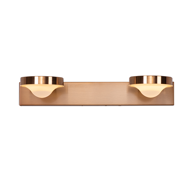 Quiet Dawn Gold Built-In LED, Small Vanity Light-WL73-10001