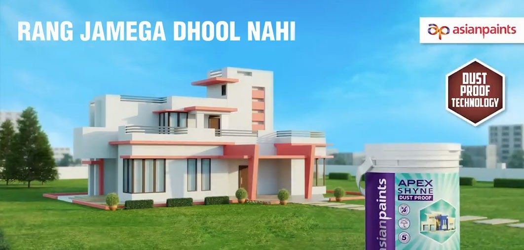 Apex Shyne Exterior Emulsion - Trusted Sheen Finish - Asian Paints