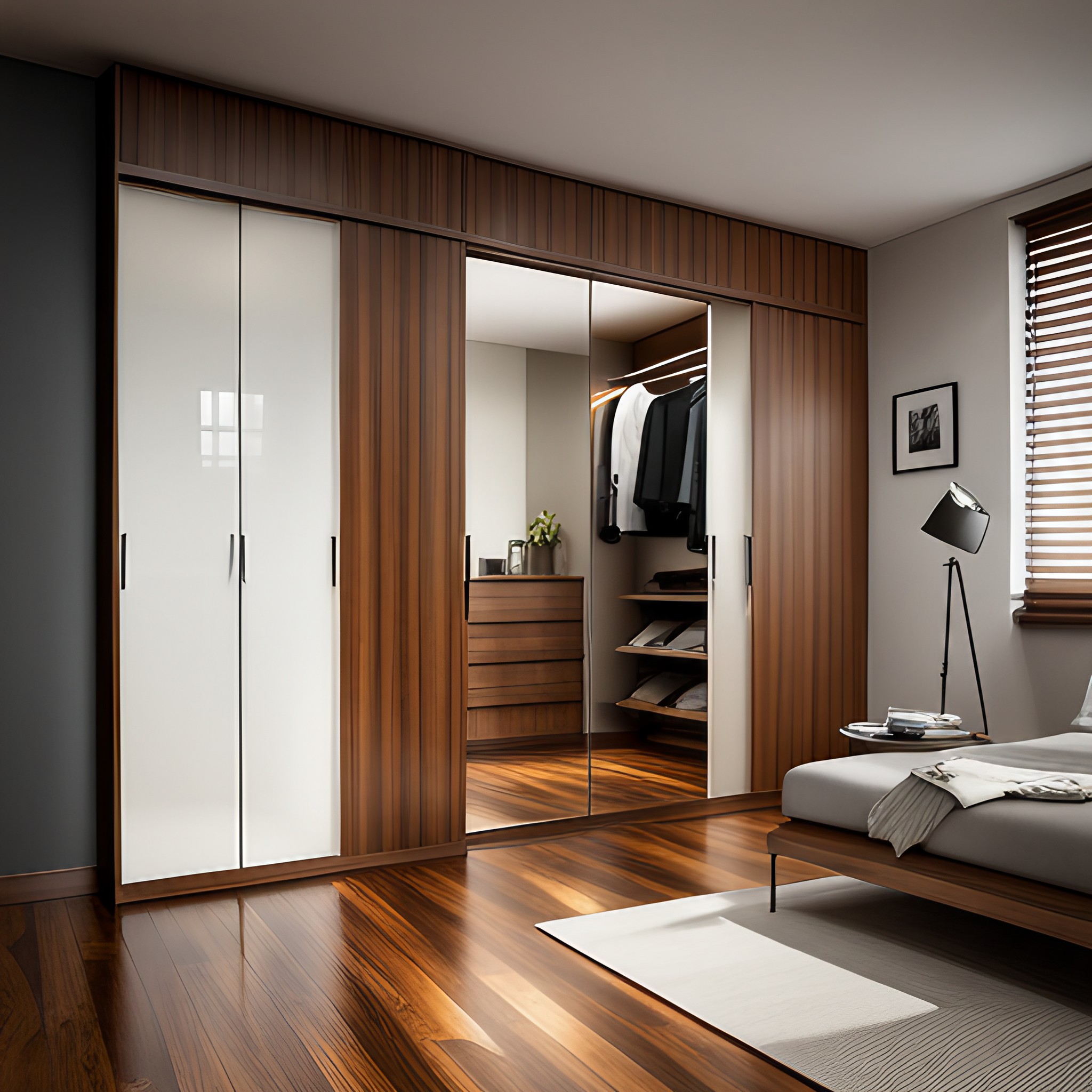 Exquisite Wardrobe Shutter Designs | Beautiful Homes