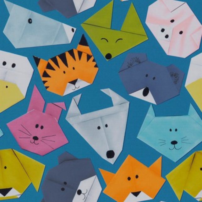 Trailblazers Folded Faces Blue | Beautiful Homes